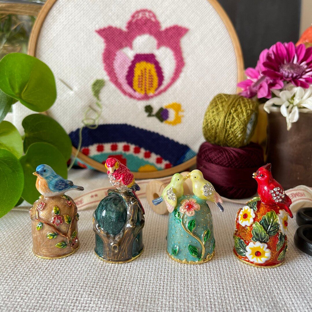 Faberge Thimble Collectible Thimble Birds Thimbles Collection Фаберже ...