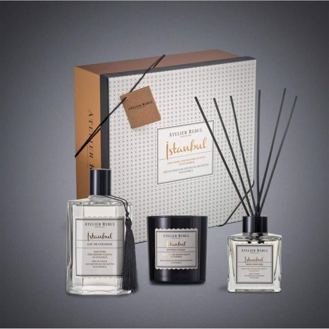 Atelier Rebul Istanbul Luxury Home Gift Set, Scented Candle 210 Gr ...