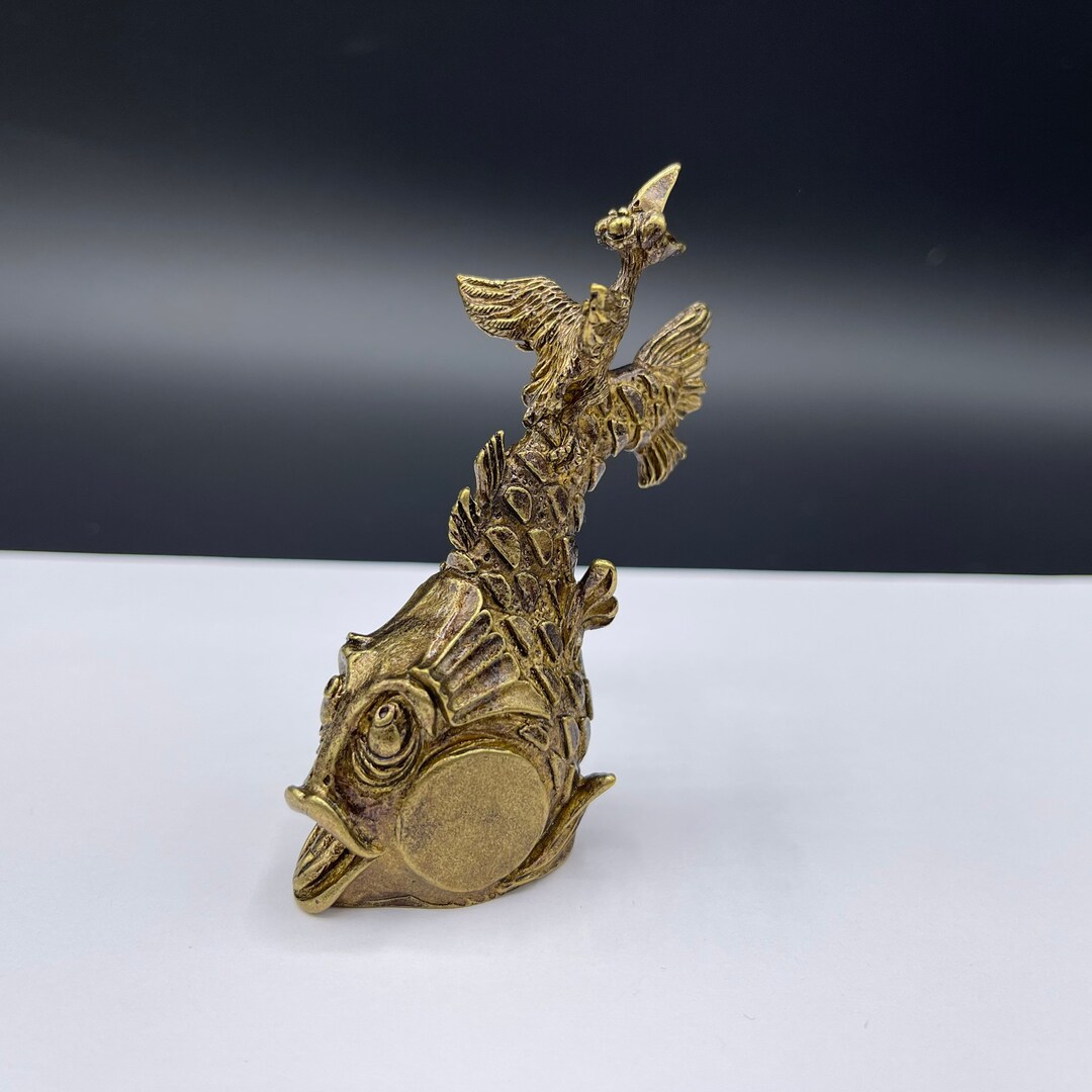 Bronze Bell Collectible Cute Bird Bell Fish Bell Sewing Gifts for ...