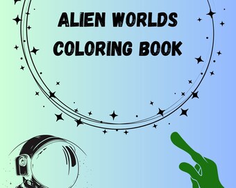 25 Pages of Funny Monster/alien Coloring Pages - Etsy