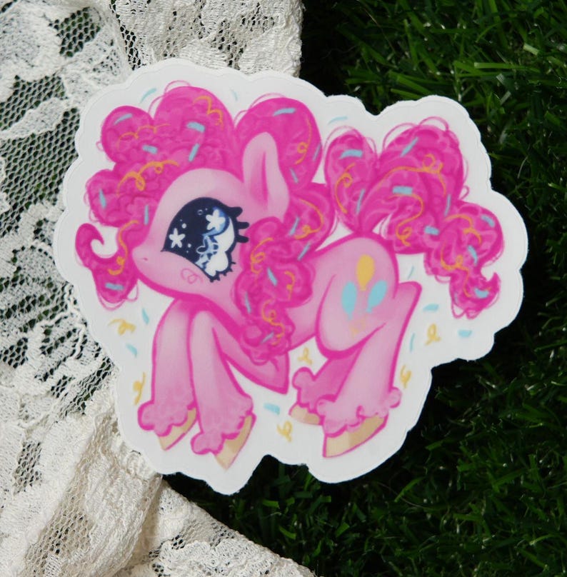 Pony Clear Vinyl Stickers - Etsy