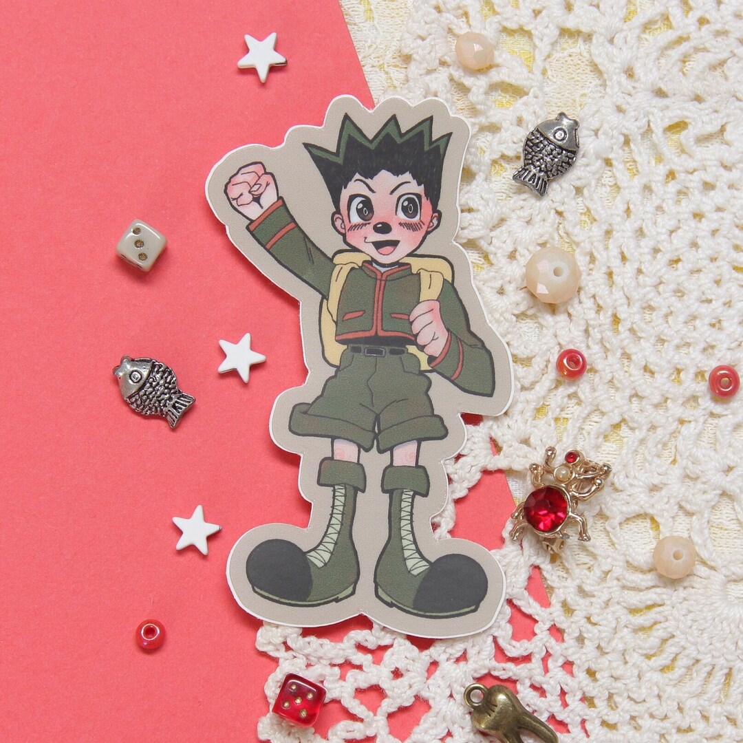 Anime Hunter Vinyl Waterproof Sticker - Etsy