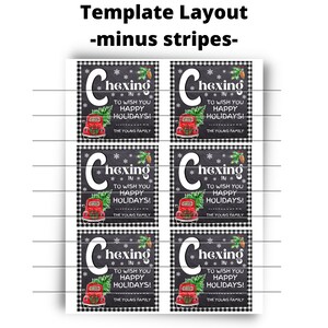 Chexing in Christmas Tag, Chex Mix Winter Gift Tag, REALTOR Pop By ...