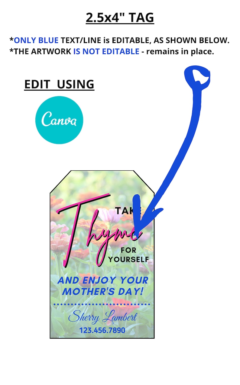 Mother's Day Pop Bys Real Estate Spring Tags 2021 | Etsy