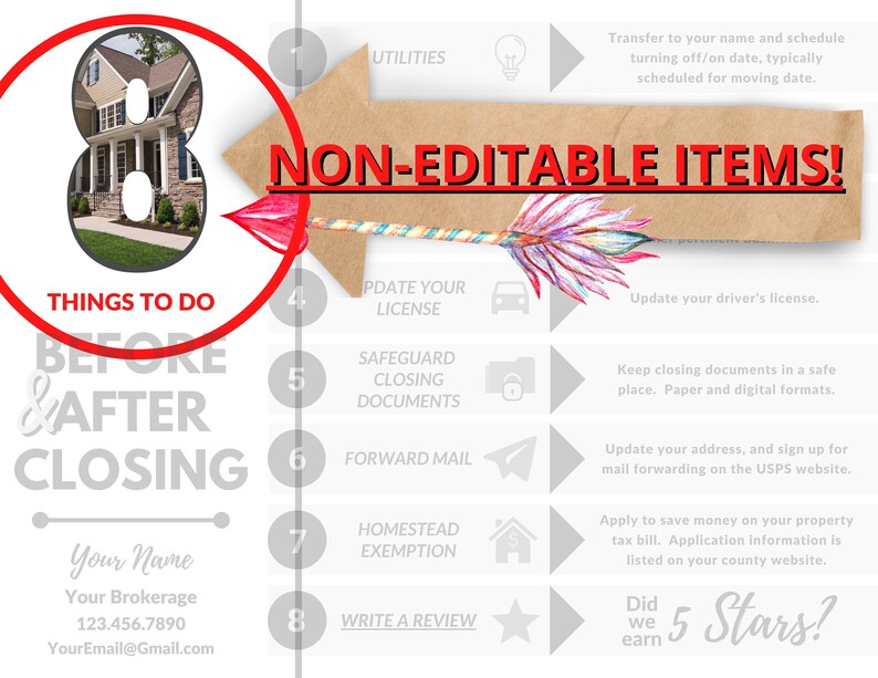 Closing Day Checklist Reminders, Real Estate Buyer Tips, Real Estate ...