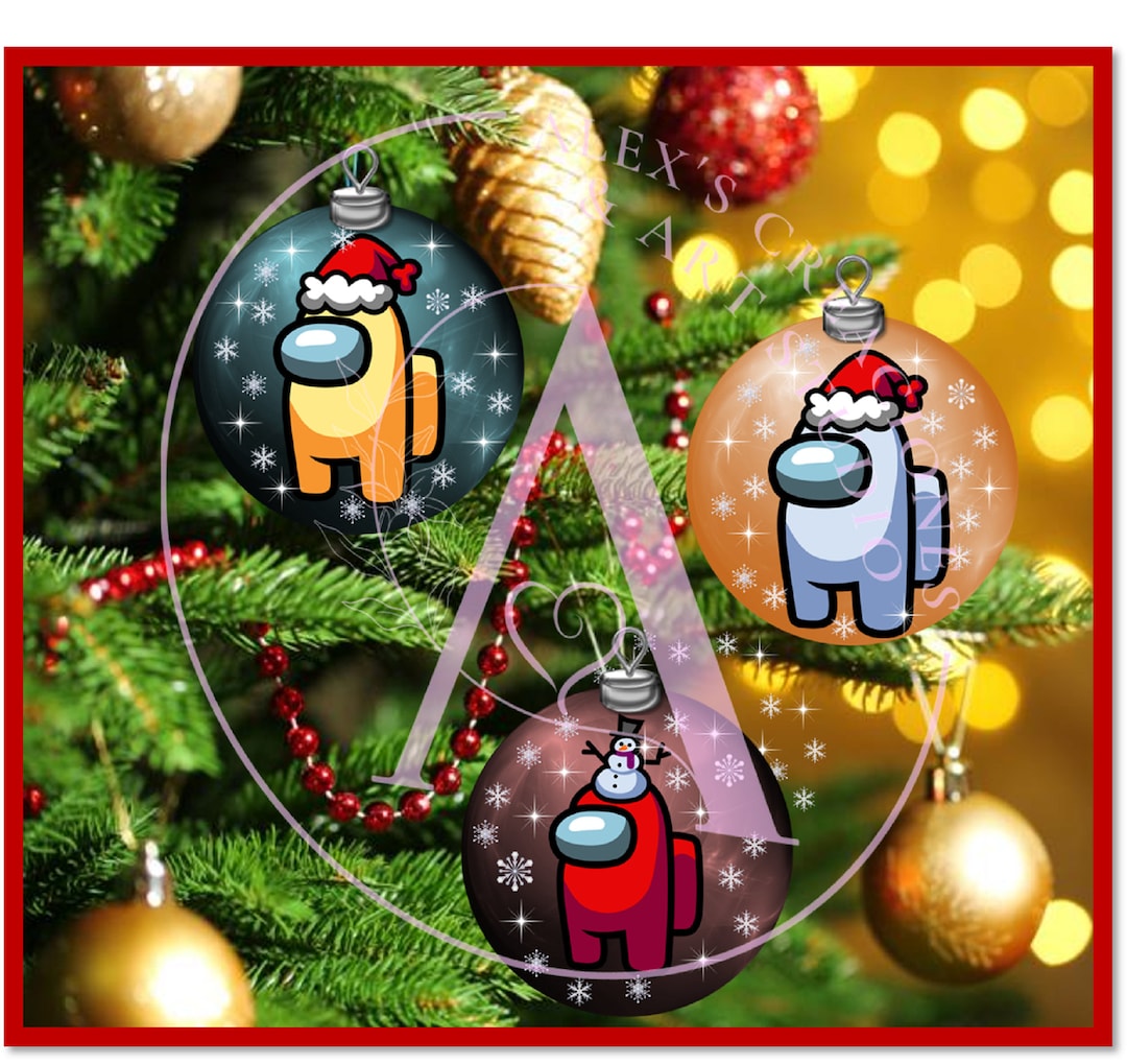 Among Us Christmas Spheres. Christmas. 18 Designs. Digital Design ...