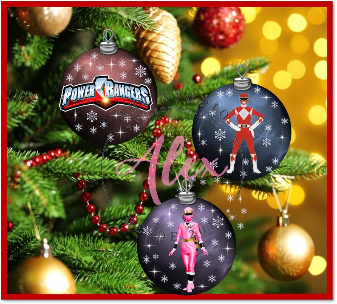 Christmas Spheres Power Ranger. Christmas. 6 Designs. Digital Download ...