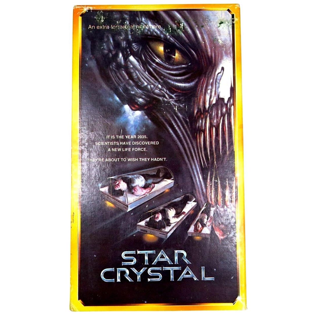 Star Crystal VHS 1990 Star Maker Sci-fi Horror Alien Tested Works - Etsy