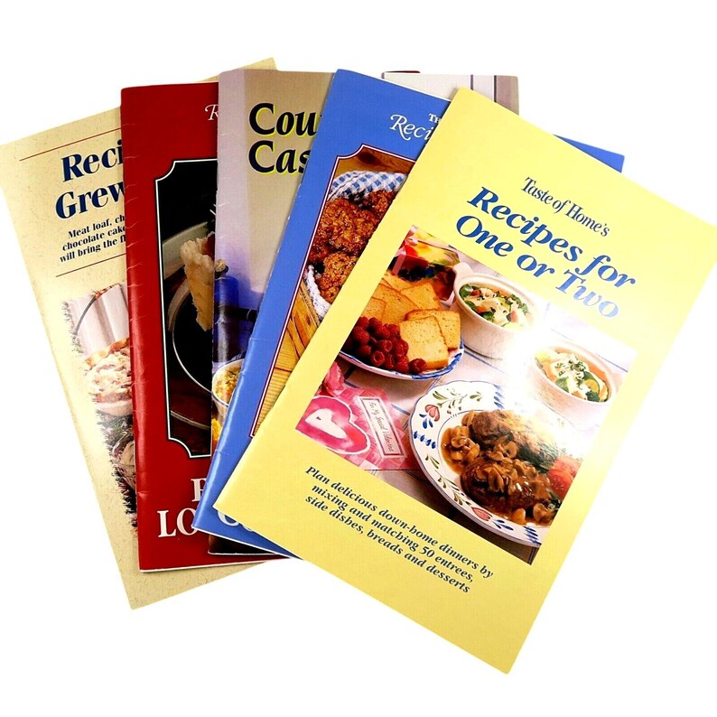 Lot of 5 Vintage Country Recipe Cookbooks - Reiman Publishing - 1990s ...