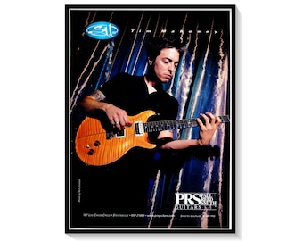 Mark Tremonti of Creed PRS Guitars 2001 Print Ad - Etsy