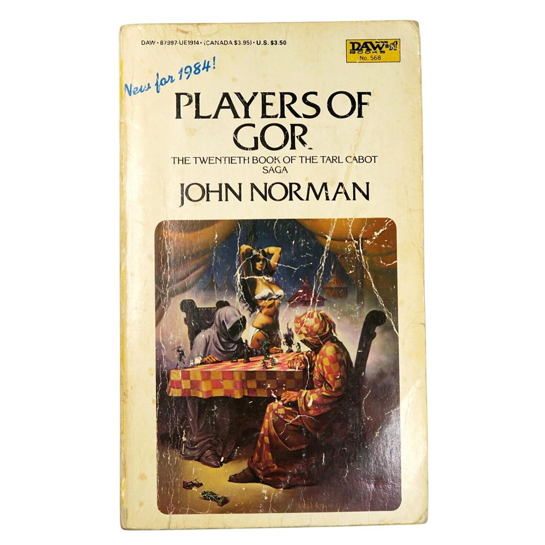 Players of Gor - 1984 DAW - 1st Printing Paperback - Tarl Cabot #20 ...