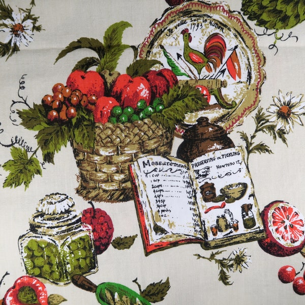 Retro Kitchen Fabric - Etsy