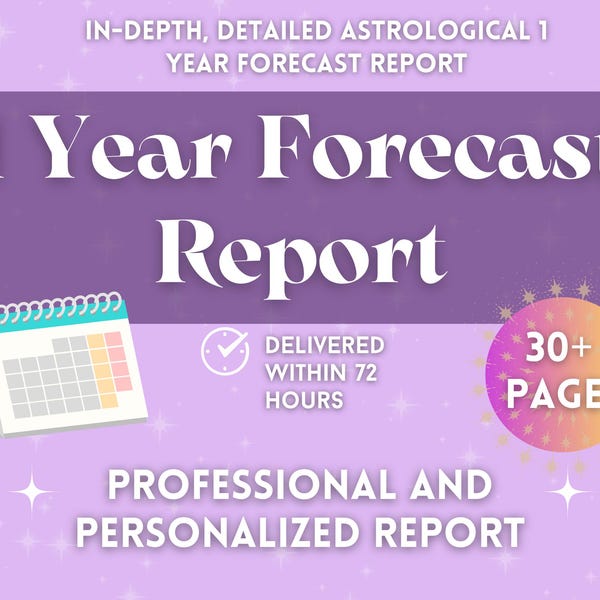 Birth Chart Future Prediction - Etsy