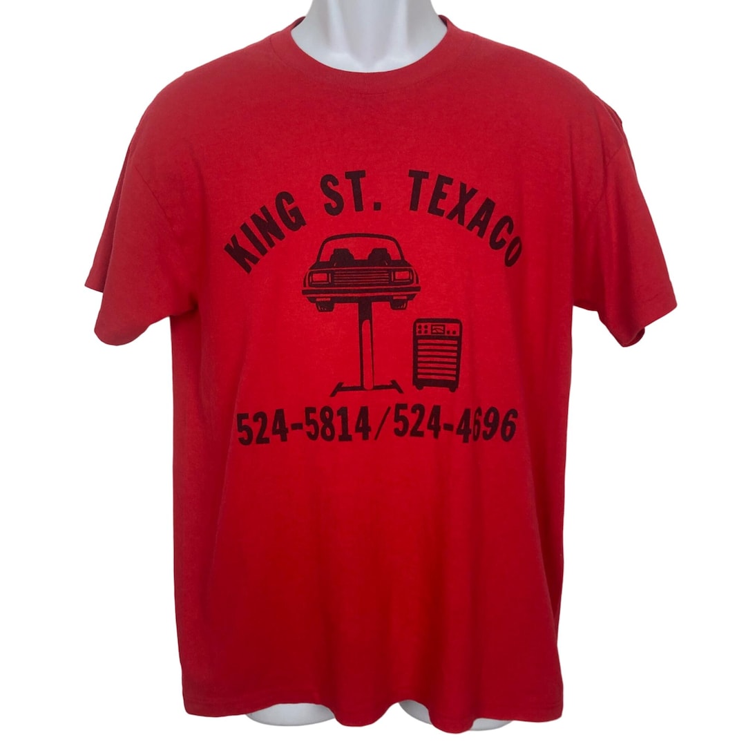 Vintage 80s Texaco Soccer Team T Shirt Large Wearguard Tough Ts ...