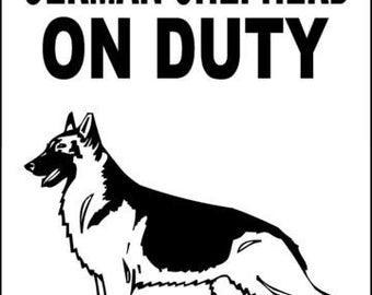 German Shepherd Sign - Etsy