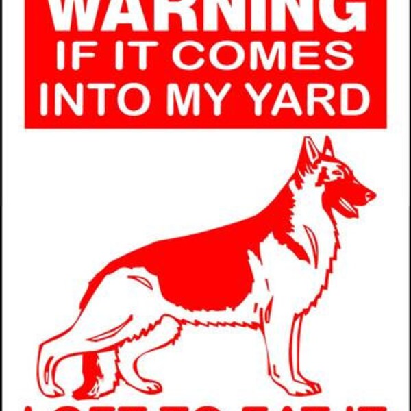 German Shepherd Sign - Etsy