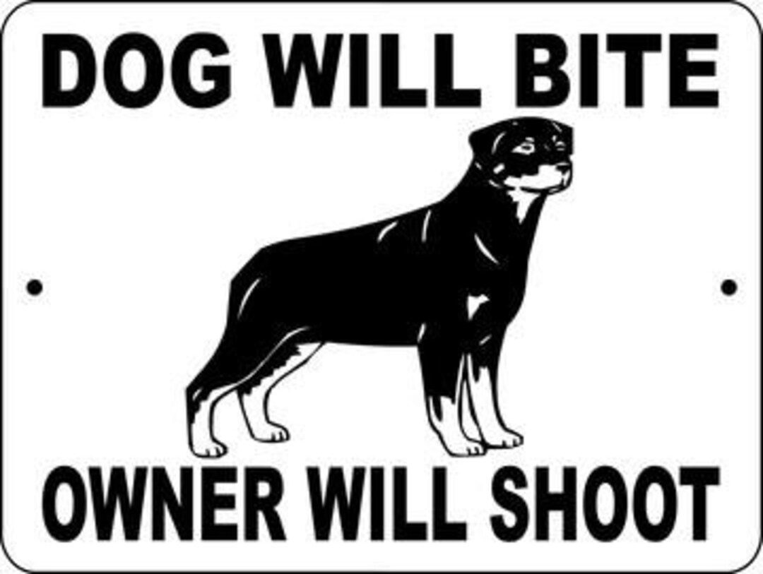 Rottweiler Dog Aluminum Sign: 9x12, or 12x18 - Etsy UK