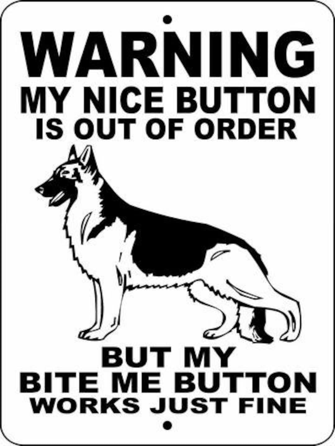 German Shepherd Dog Aluminum Sign: 9x12, or 12x18 - Etsy