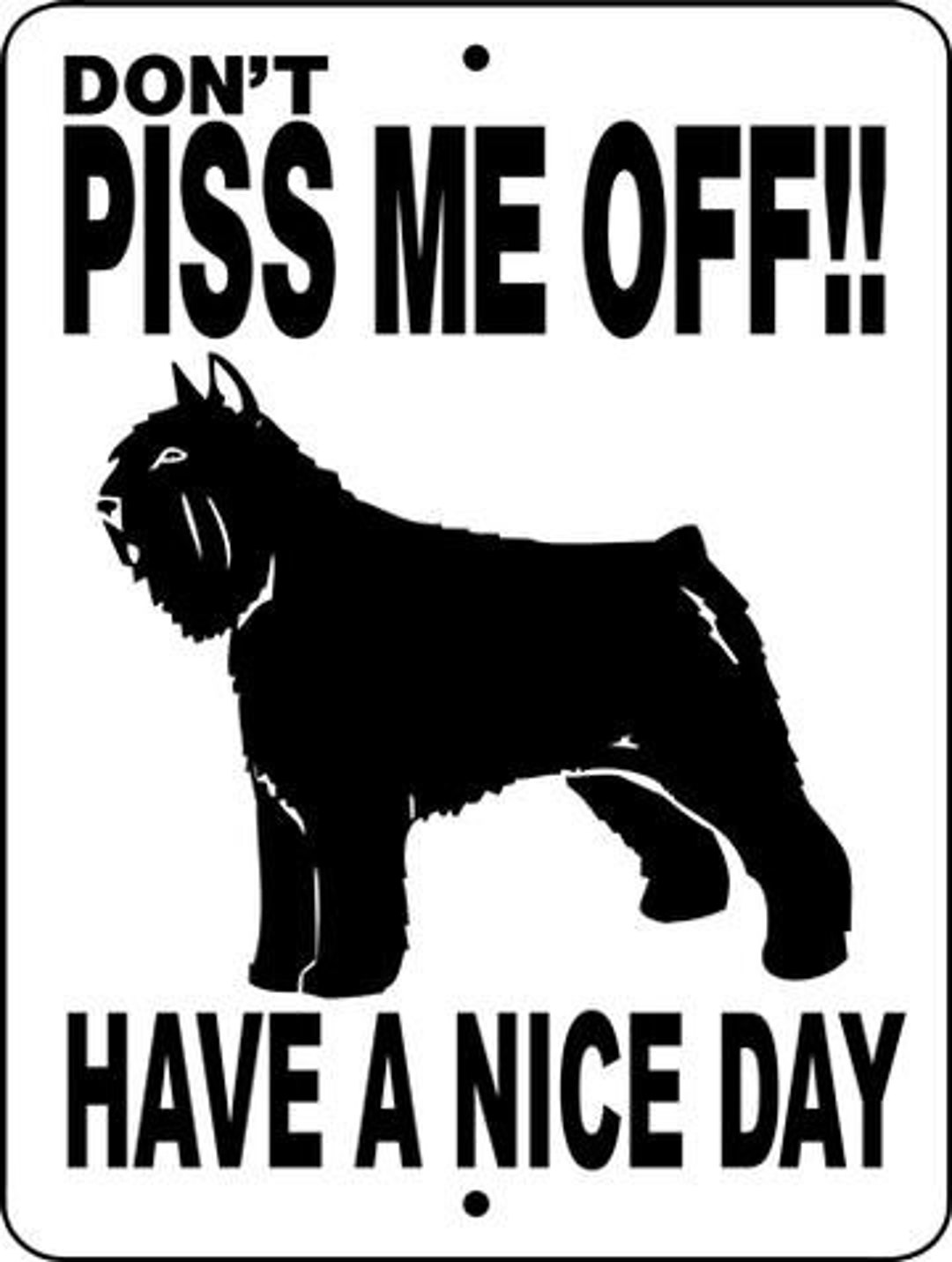 Bouvier Des Flandres Dog Aluminum Sign: , 9x12, or 12x18 - Etsy