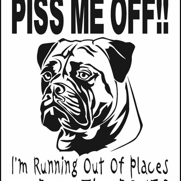 English Mastiff Sign - Etsy