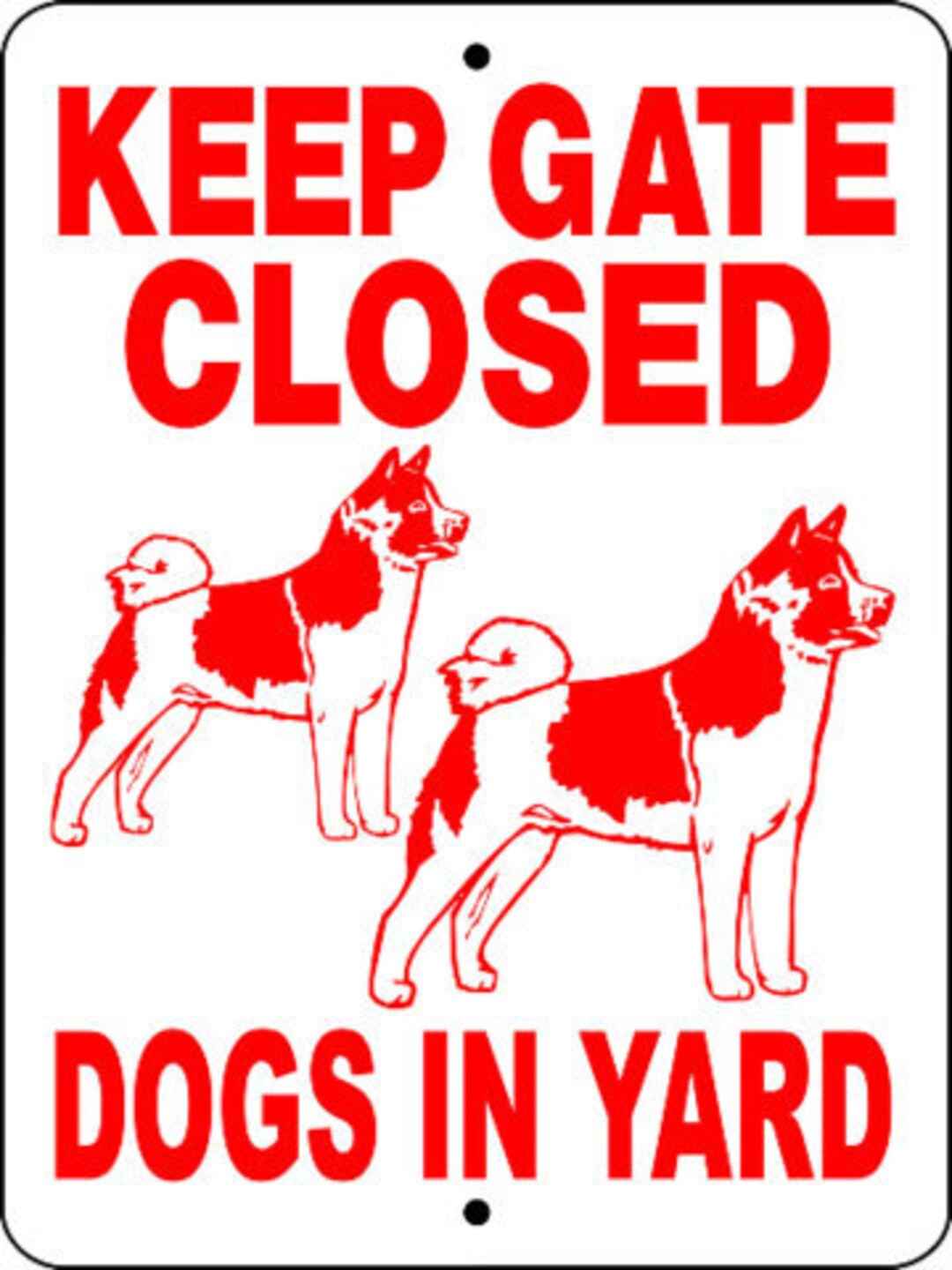 Akita Dog Aluminum Sign: 9x12, or 12x18 - Etsy