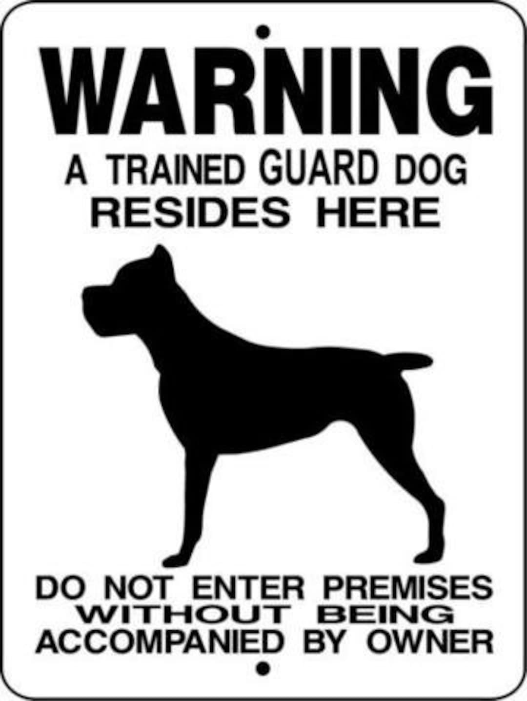 Cane Corso Dog Aluminum Sign: 9x12, or 12x18 - Etsy