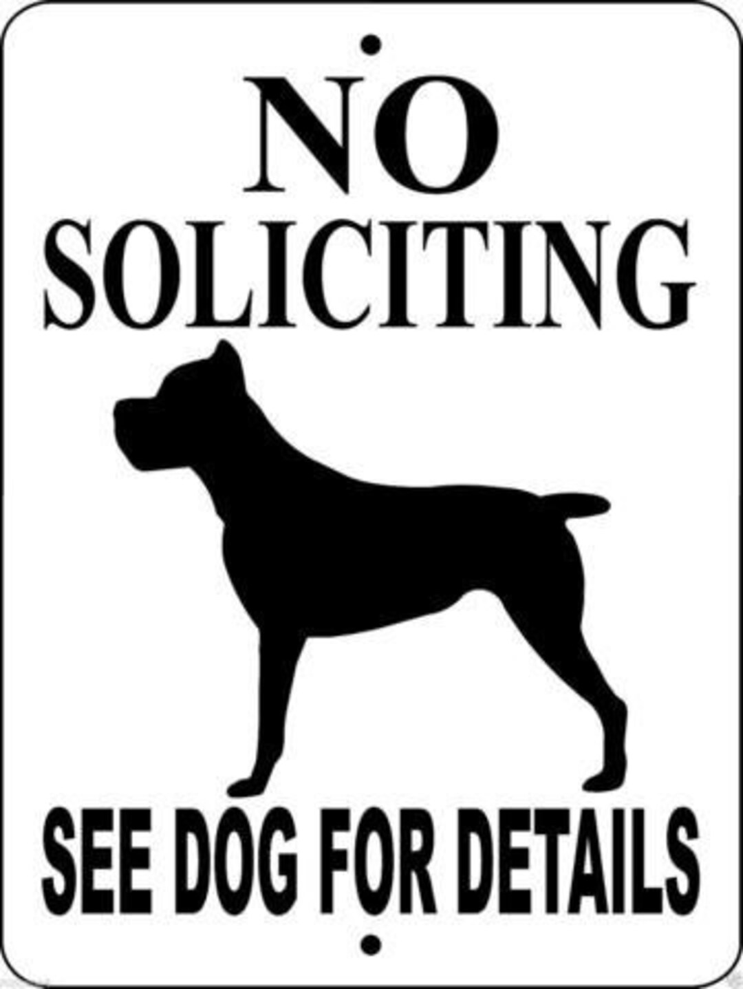 Cane Corso Dog Aluminum Sign: 9x12 or - Etsy