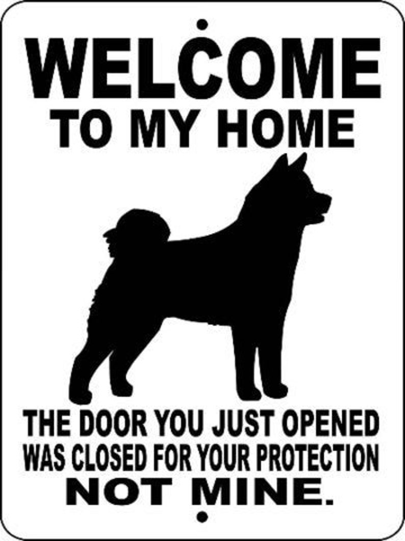 0051 Akita Aluminum Sign: 9x9 9x12 - Etsy