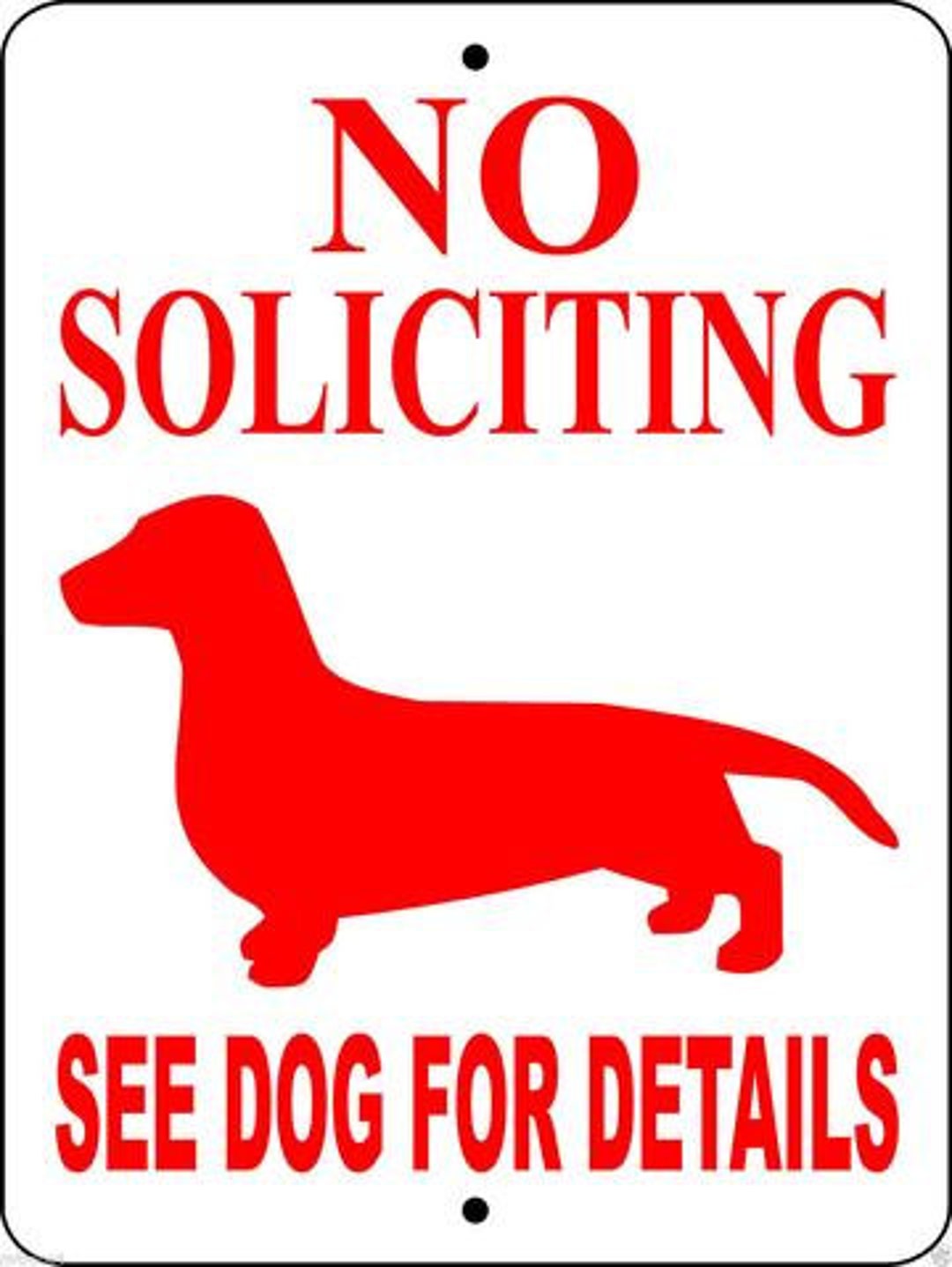 Dachshund Dog Aluminum Sign: 9x12 or 12x18 - Etsy