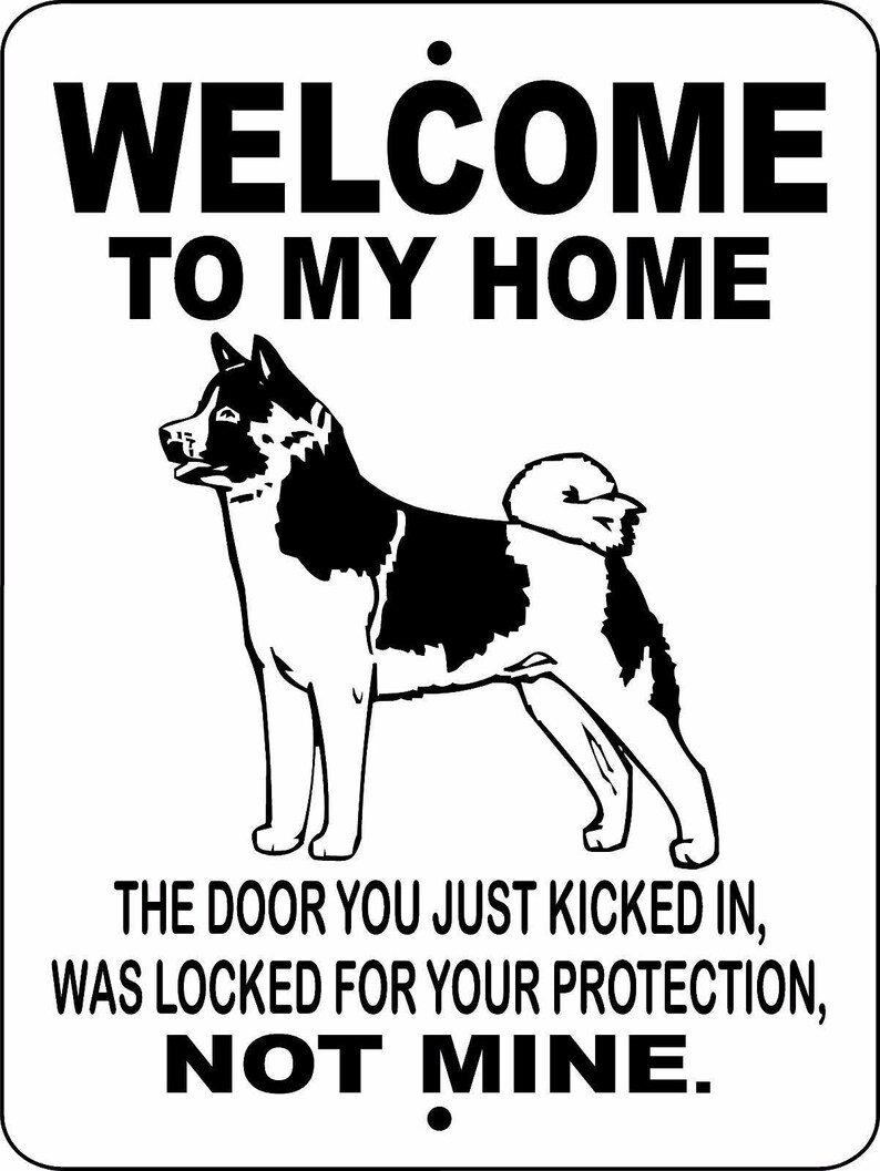 0248 Akita 9x12 Aluminum Sign - Etsy
