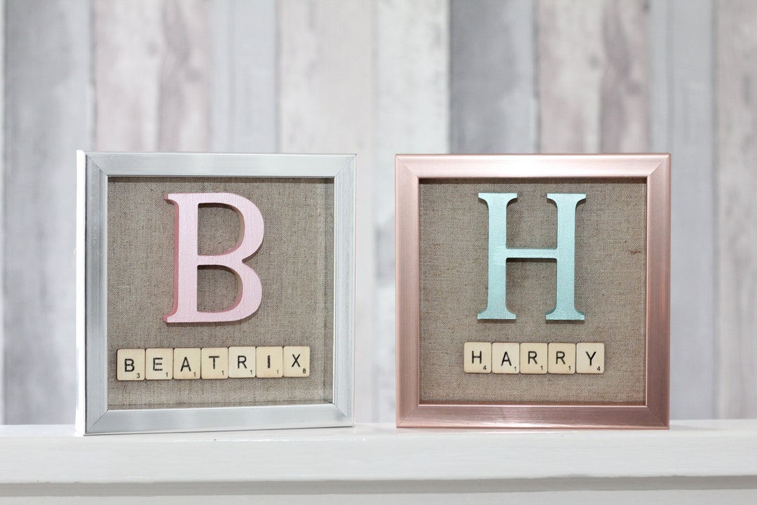 Personalised Scrabble Letter Photo Frame - Etsy
