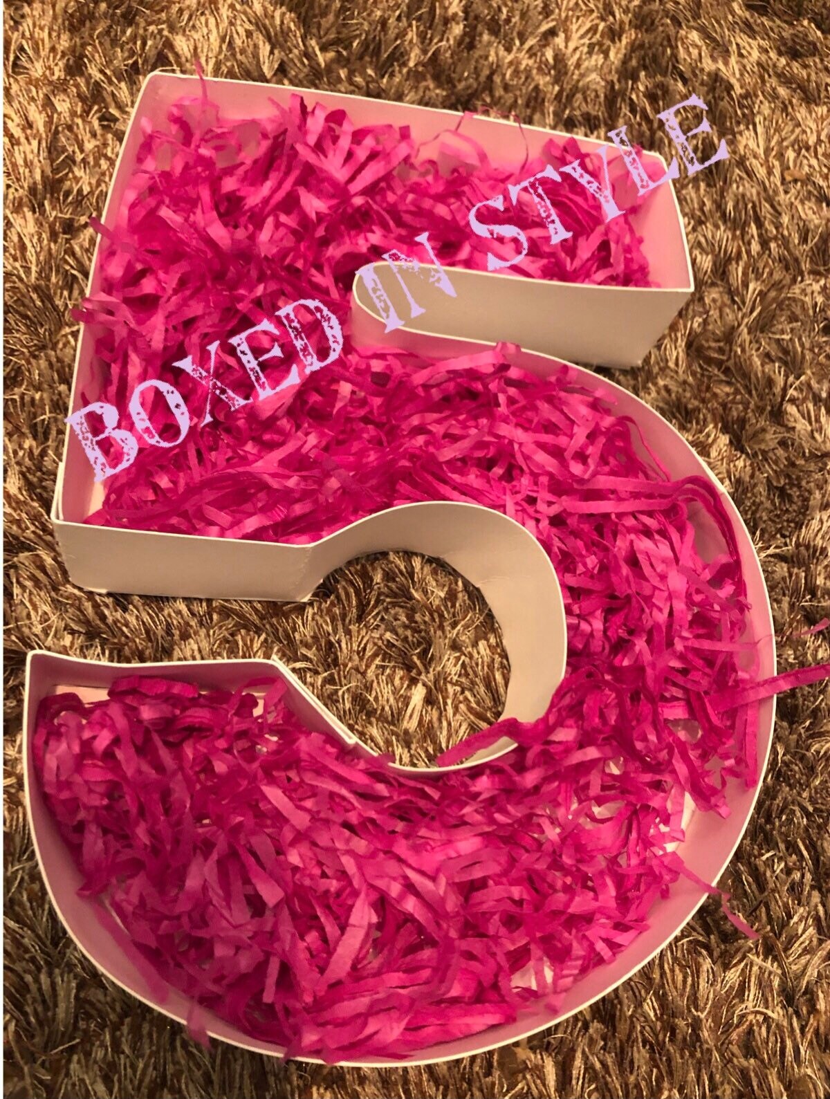 Fillable Number Gift Boxes | Etsy