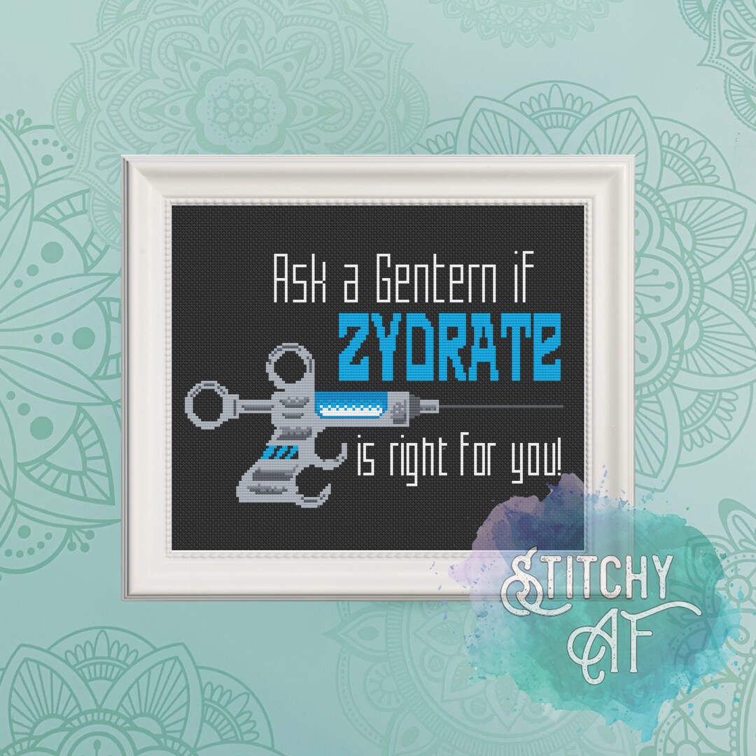 Zydrate - Cross Stitch Pattern - Etsy