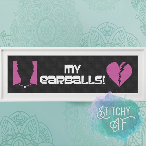 Archer Inspired Pam Poovey Sploosh Cross Stitch PDF Pattern - Etsy