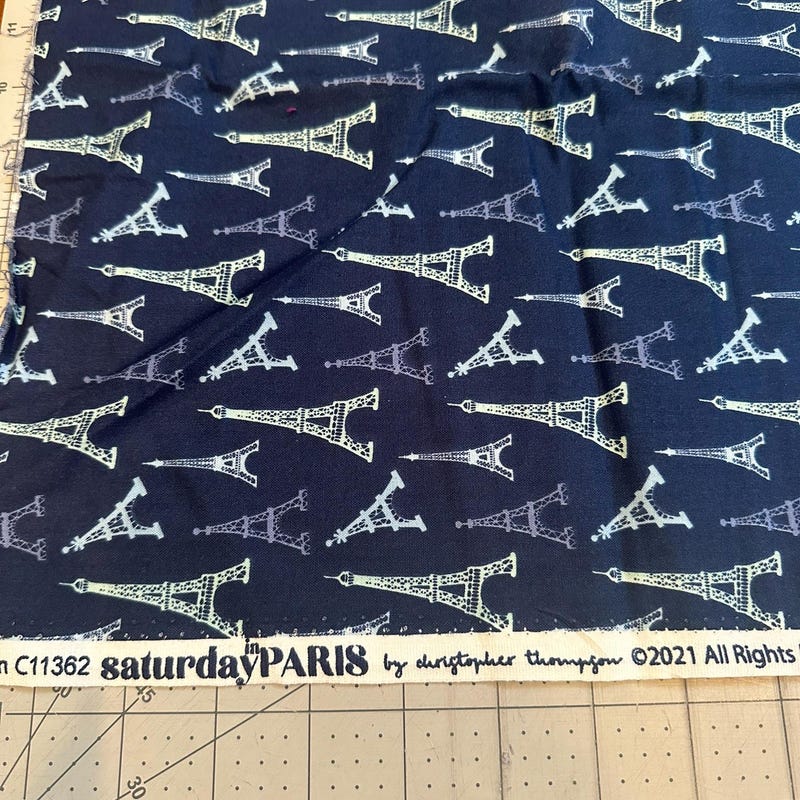 Eiffel Tower Fabric - Etsy