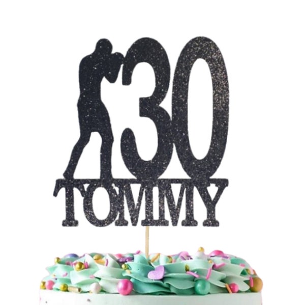 Boxer Cake Topper - Etsy