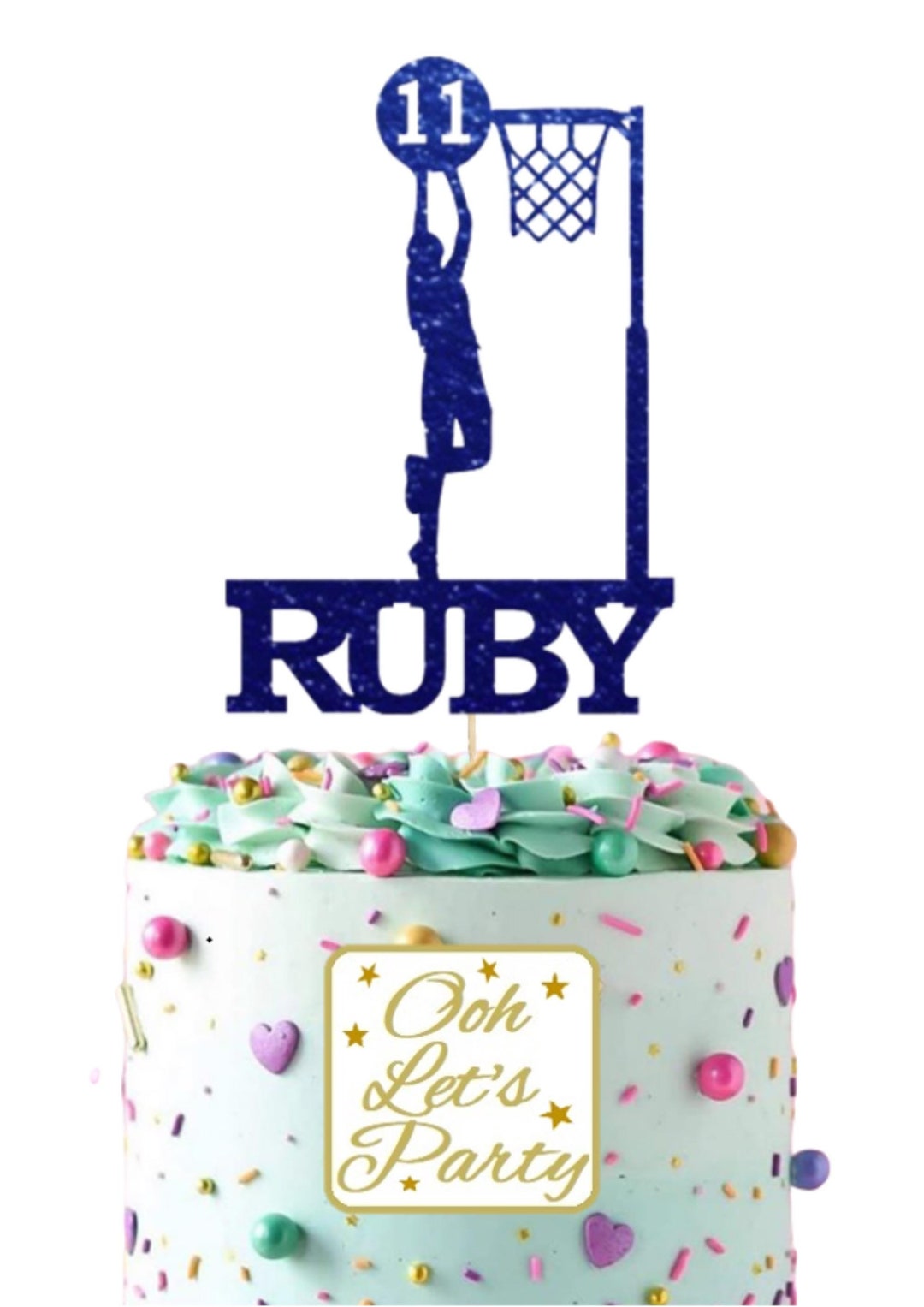 Cake Topper Netball Birthday , Choose Your Name, Age & Colour. - Etsy