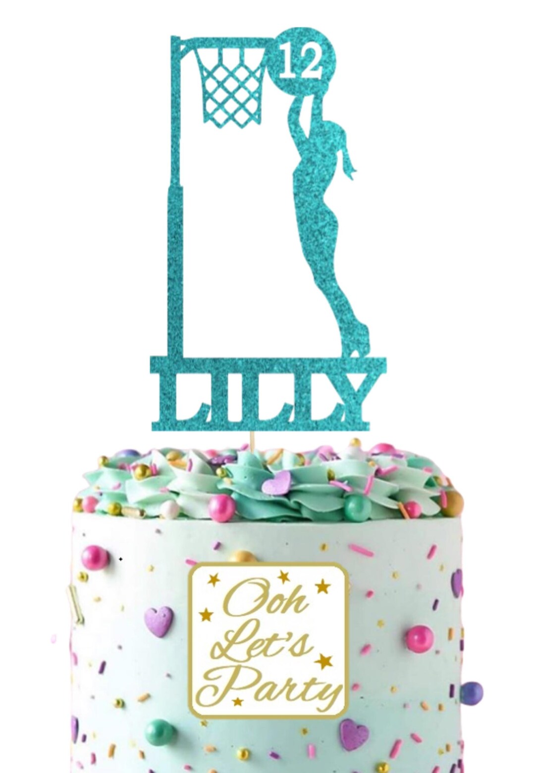 Cake Topper Netball Birthday , Choose Your Name, Age & Colour. - Etsy