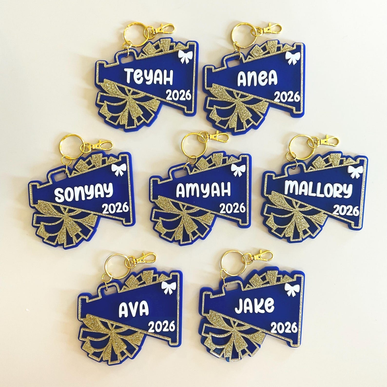 Personalized Cheer Backpack Tag Cheerleader Back to School Gift Cheer ...