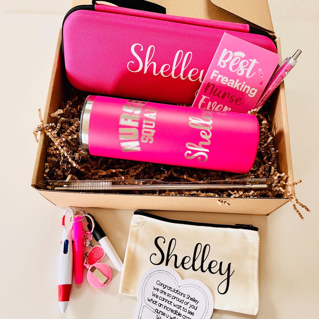 Personalized RN Gift Set Nurse Care Package Nursing School Gift ...