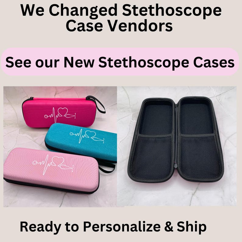 Personalized Stethoscope Case Nursing Student Birthday Gift Custom ...