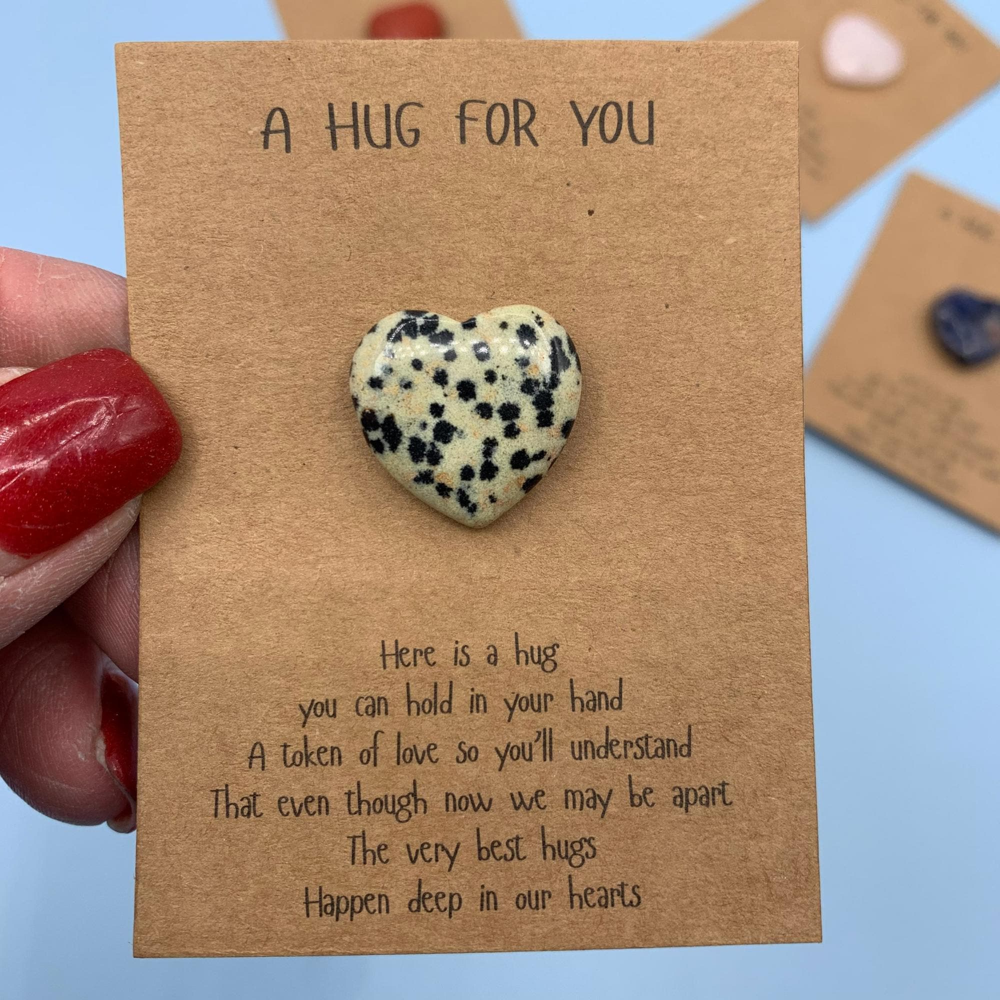 Pocket Hug Long Distance Gift Anxiety Relief Gift Comfort Stone Worry ...