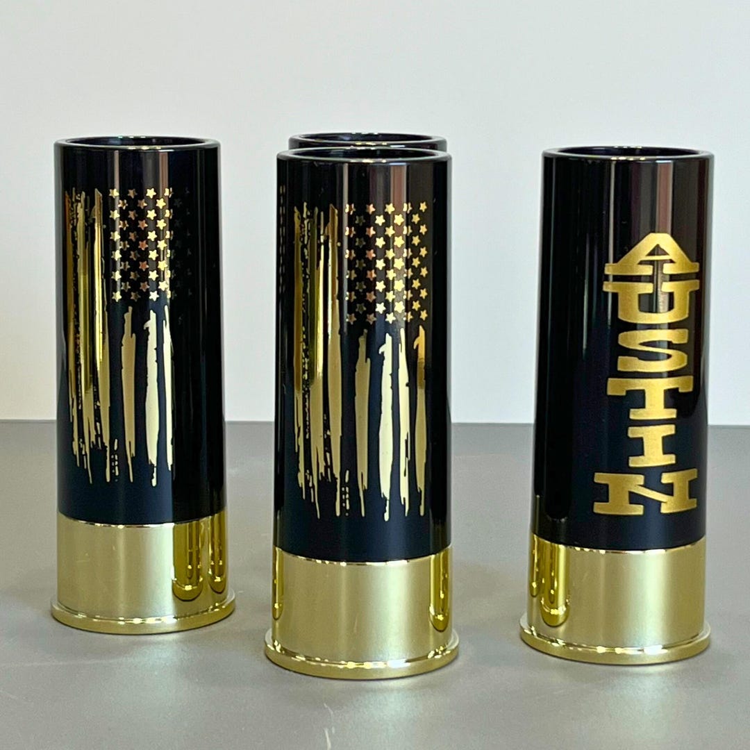 Personalized Bullet Shot Glass Custom Bullet Party Favor Gift His ...