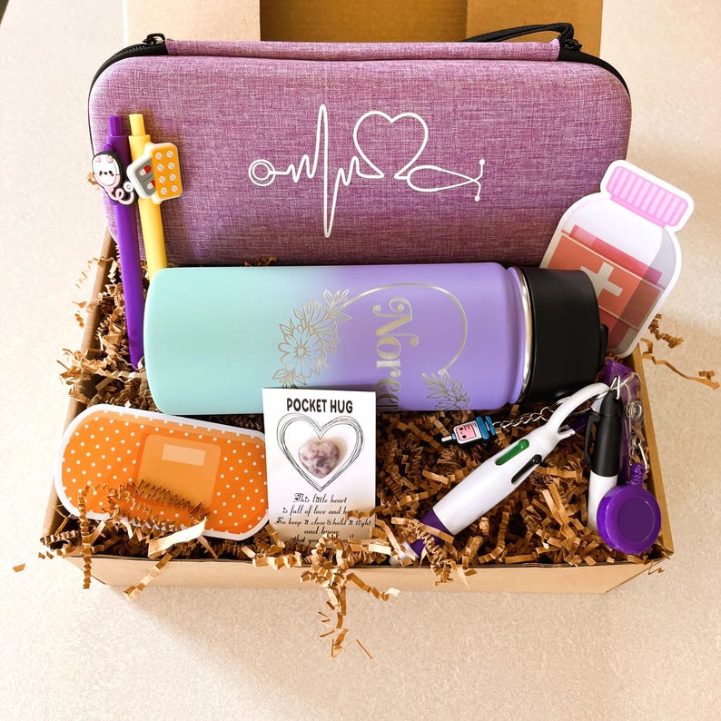 Personalized Medical Gift Set for Nurse Healthcare Worker Essentials ...
