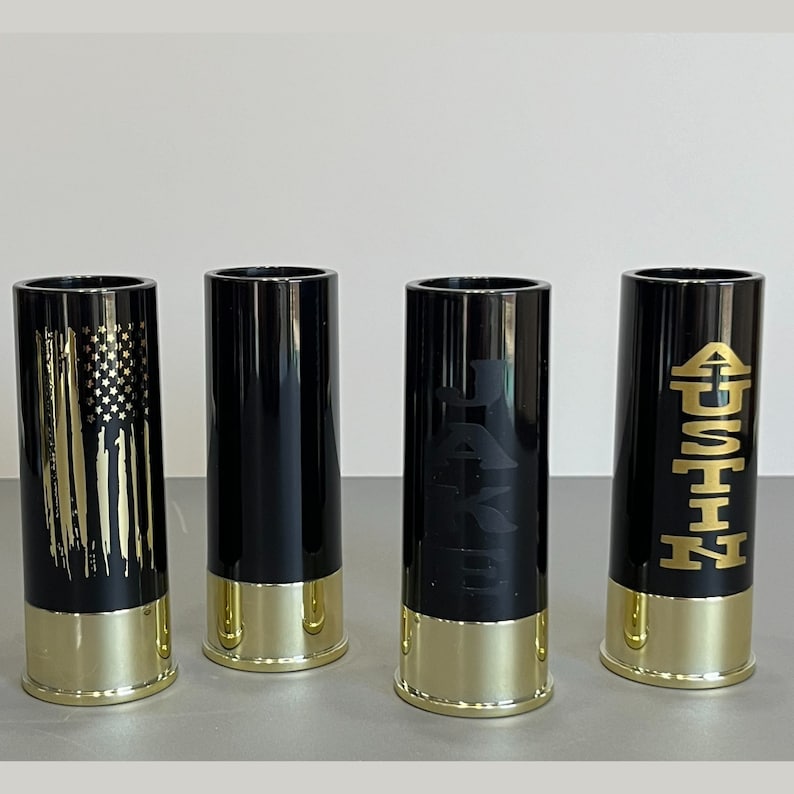Personalized Bullet Shot Glass Custom Bullet Party Favor Gift His ...