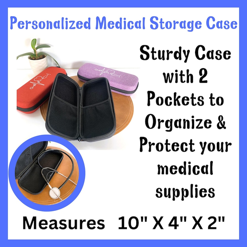 Personalized Stethoscope Case Nursing Student Birthday Gift Custom ...