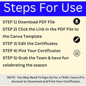 Cheer Team Printable Certificate Cheer Squad Digital Download Award ...