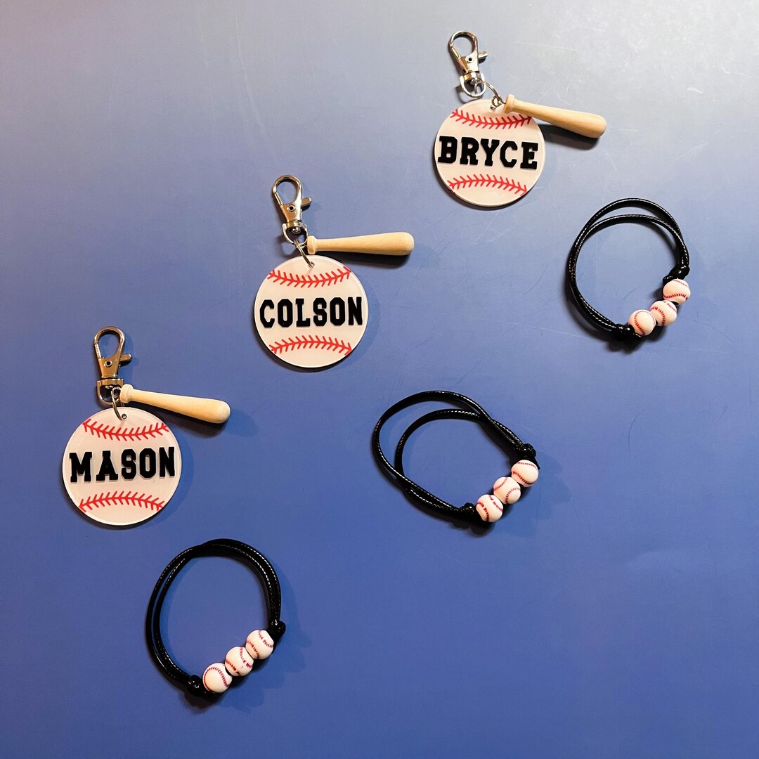 Custom Baseball Player Name Tag Baseball Sport Bag Tag Baseball ...