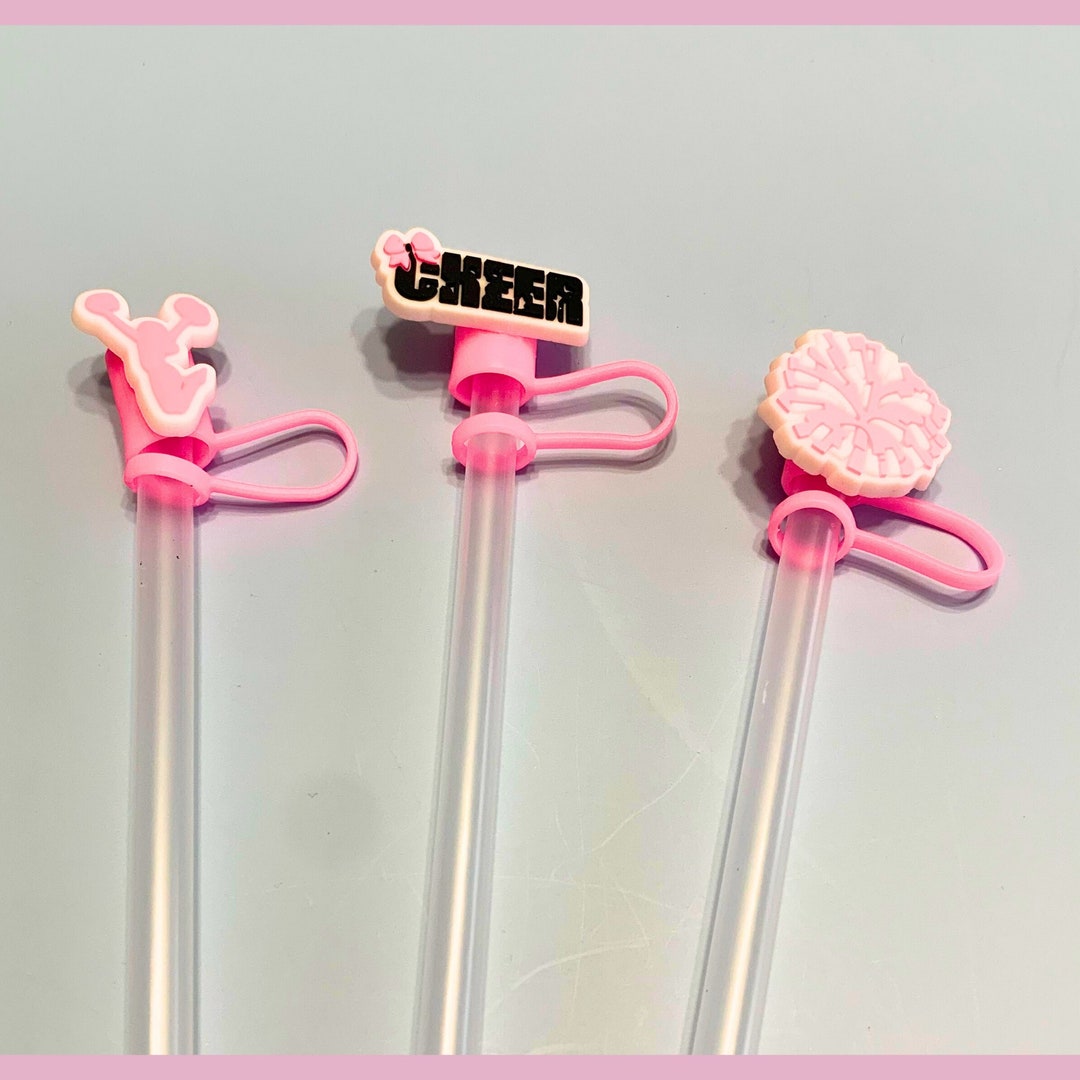 Cheer Straw Cover Teen Cheerleader Party Favor Preteen Girl Cheer Squad ...