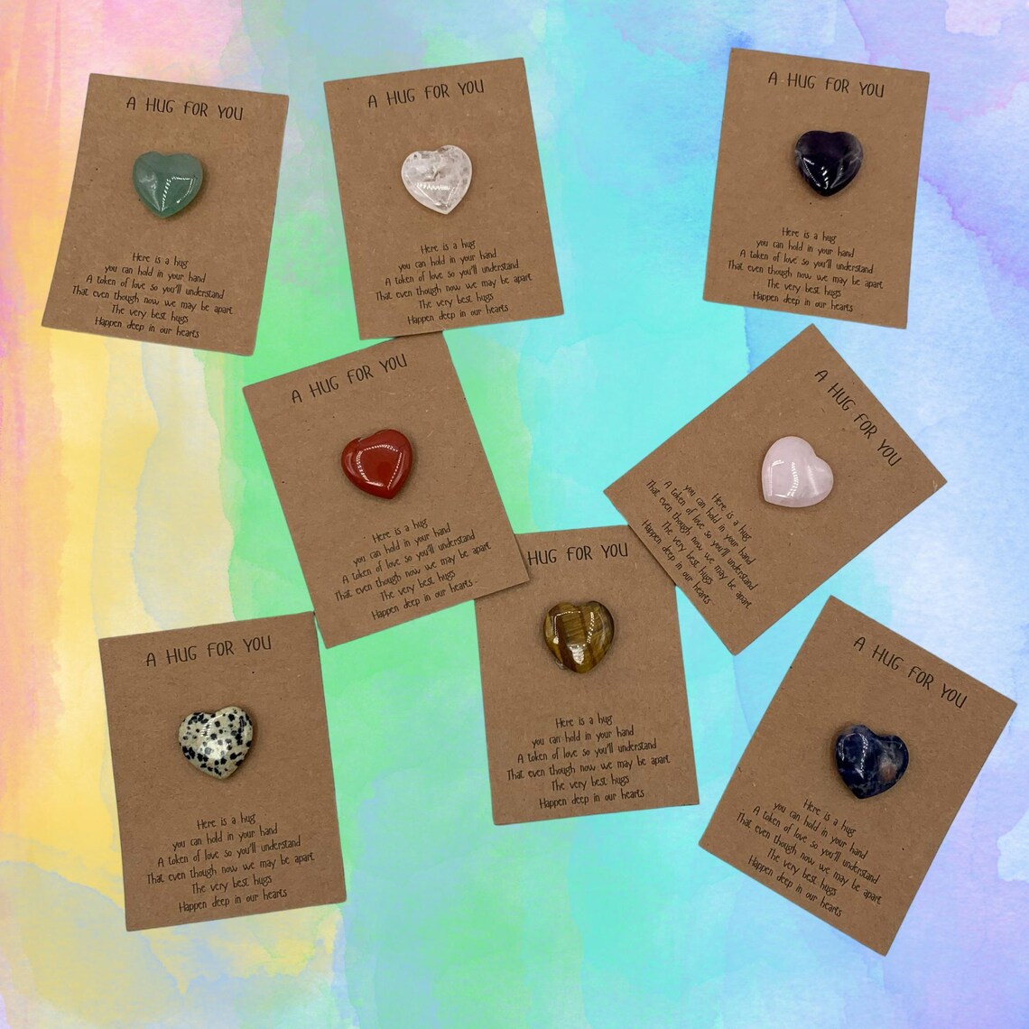Pocket Hug Long Distance Gift Anxiety Relief Gift Comfort Stone Worry ...